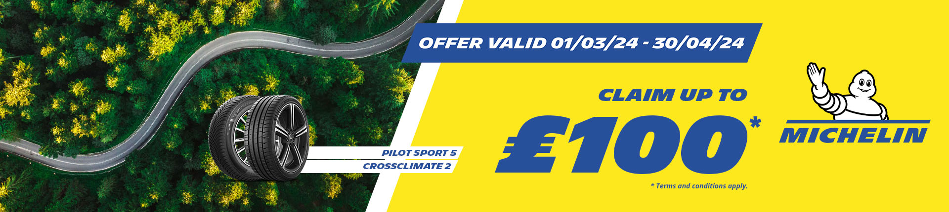 Michelin Cashback Offer Spring 2024 | Formula One Autocentres